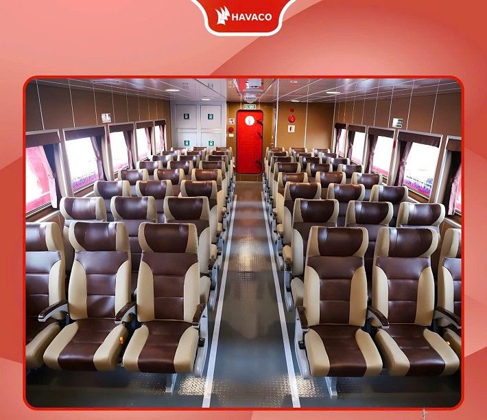 Tàu Havaco - Không lo say sóng